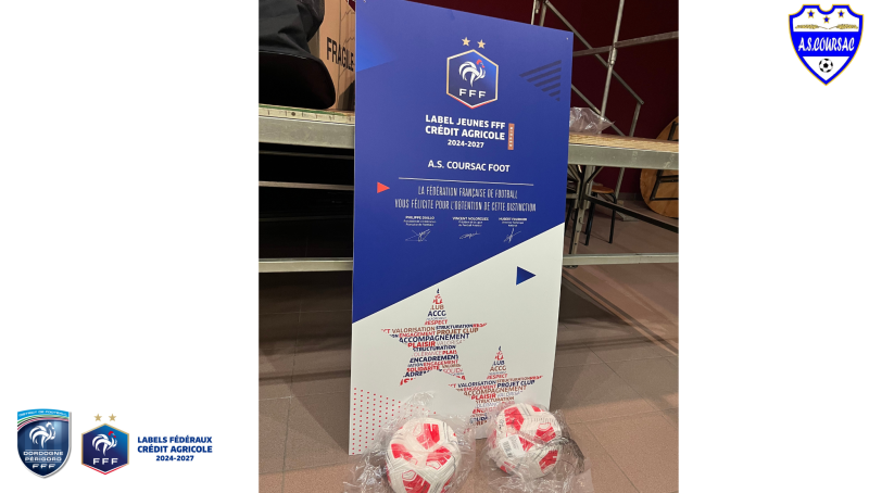 🏅 Labels FFF 2024-2027 : une belle reconnaissance pour nos clubs locaux ...